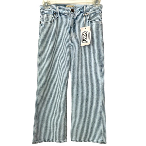 Hey Gang | Bottoms | Nwt Hey Gang Kids Washed Railroad Stripe Jeans ...